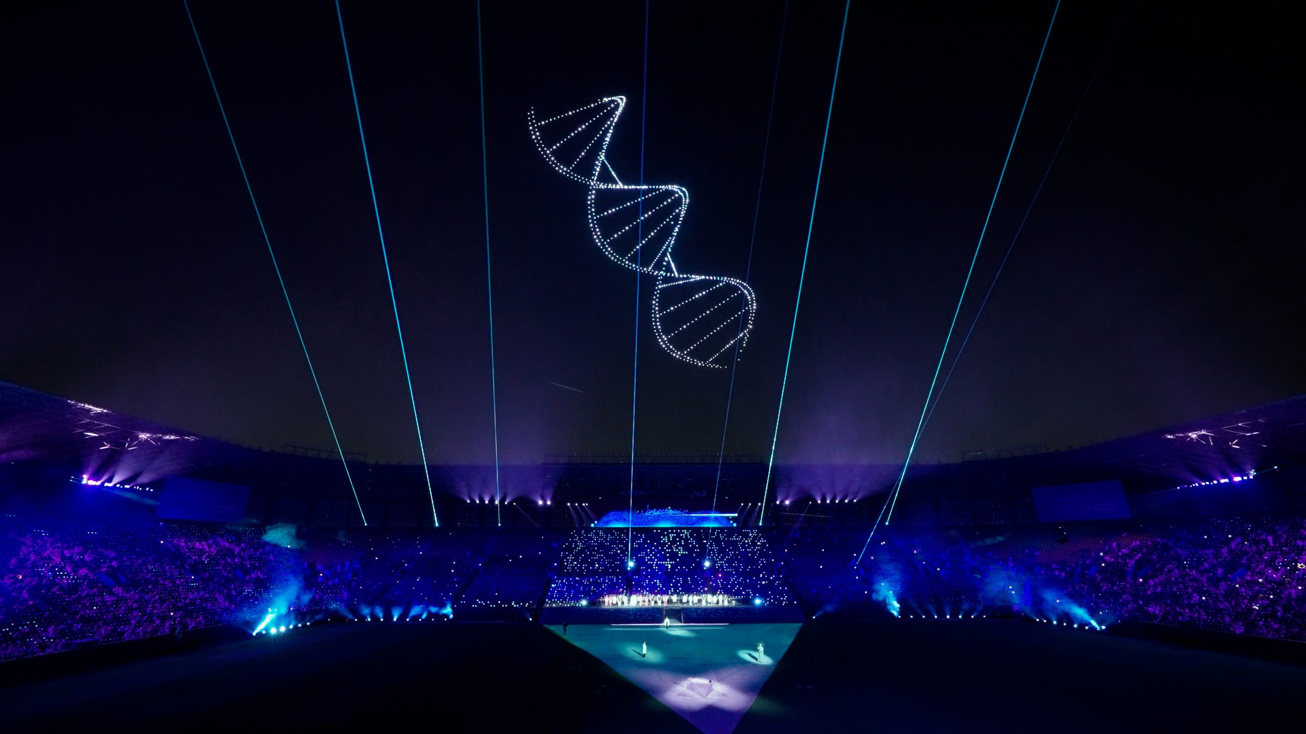 Riyadh's Doctors Got a 2,900 Drone Show for Graduation - Lumasky Drone Show